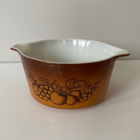 Pyrex | Kitchen | Vintage Pyrex Old Orchard Brown Casserole Dish | Poshmark